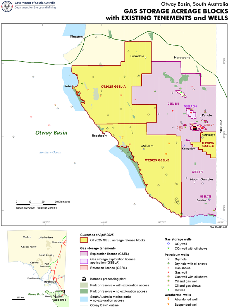 OT2025 Otway acreage release | Energy & Mining