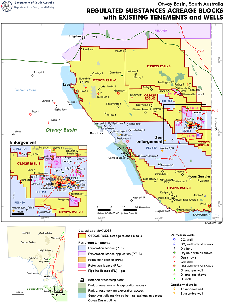 OT2025 Otway acreage release | Energy & Mining